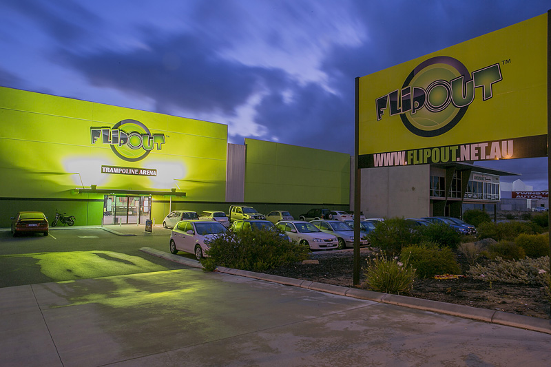 Flip Out Indoor Fun Fitout | Perth Citi Fitout