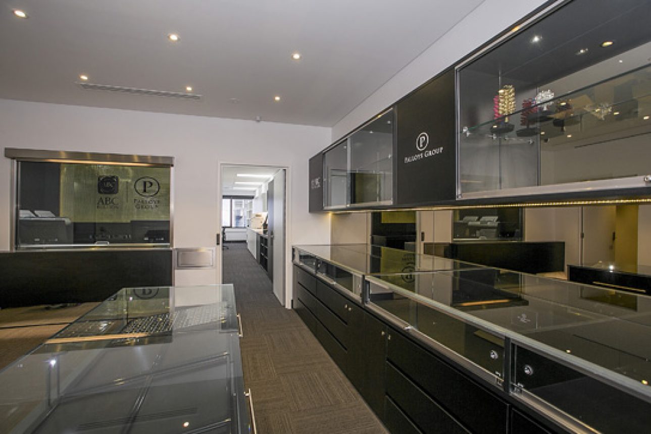 Palloys Jewellers Fitout in Perth - Perth Citi Fitout